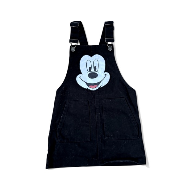 Disney | Dresses | Disney Girls Mickey Mouse Denim Overalls | Poshmark